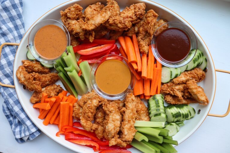Chicken Tender Charcuterie Board - The . Thome . Home